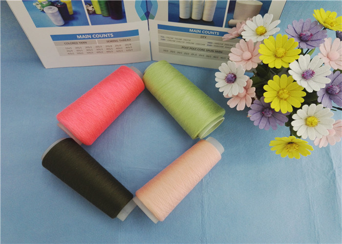 Eco Friendly Custom Colourful 30s 40s 50s Dyed Polyester Yarn for ...
