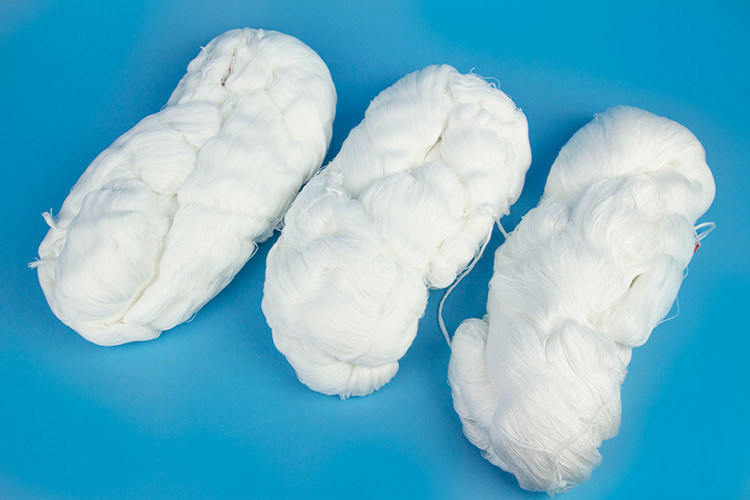 40/2 50/3 Raw White Bright Virgin Grade AA 100% Polyester Spun Yarn ...