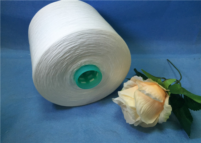 100% Spun Polyester Thread Sewing Yarn 1.25KGS / Cone , Raw White