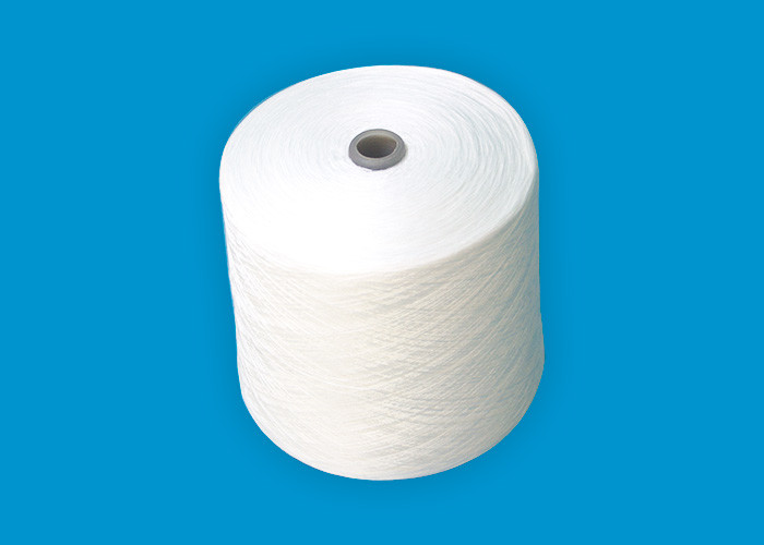 1.2D X 38MM Short Staple 100 Polyester Spun Yarn , Core Spun Polyester ...